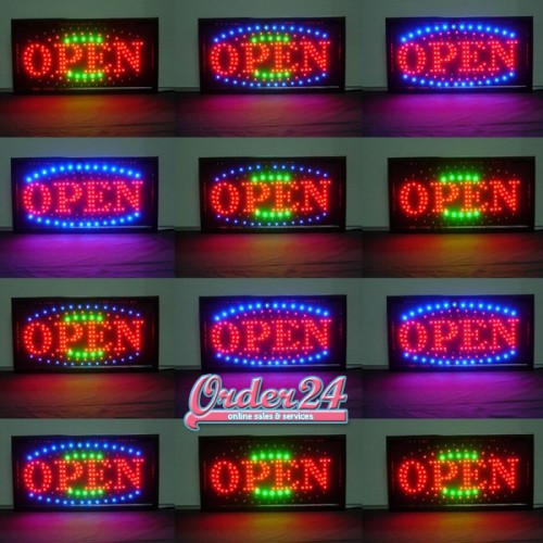 ΦΩΤΕΙΝΗ ΠΙΝΑΚΙΔΑ ΕΠΙΓΡΑΦΗ LED - OPEN