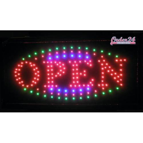 ΦΩΤΕΙΝΗ ΠΙΝΑΚΙΔΑ ΕΠΙΓΡΑΦΗ LED - OPEN