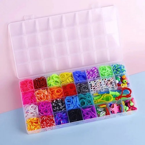 Plexi Flexi τύπου Set Λαστιχάκια XL Μεγάλη + Χάντρες